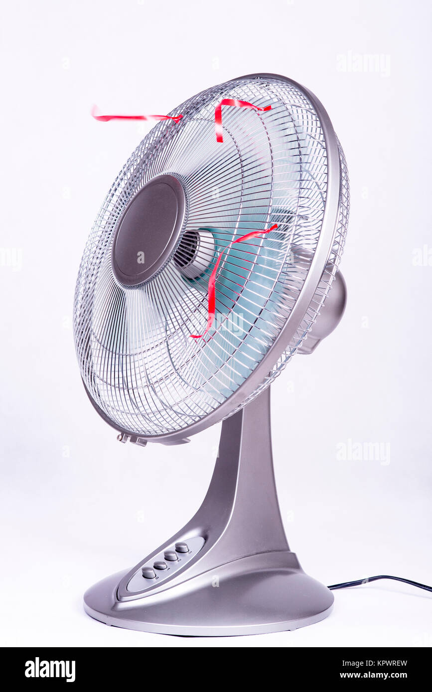 photo showing the fan on a white background Stock Photo - Alamy