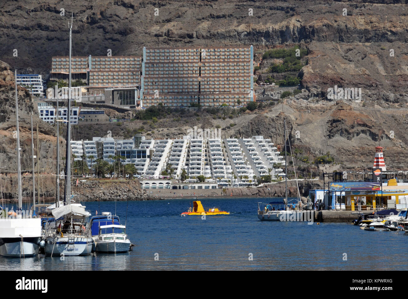 Bay of Taurito on Gran Canaria Stock Photo - Alamy