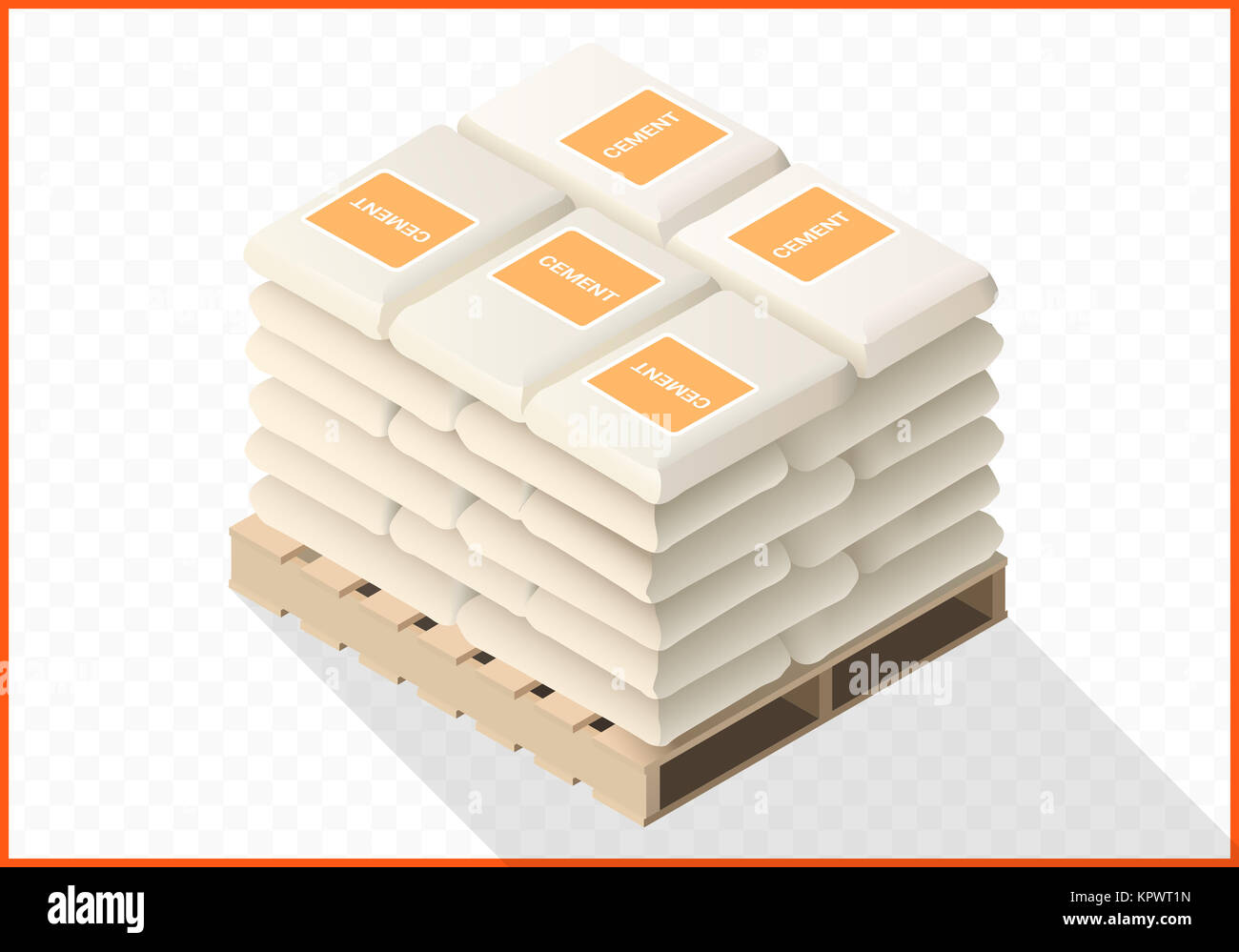 Powder cement isometric icon hi-res stock photography and images - Alamy