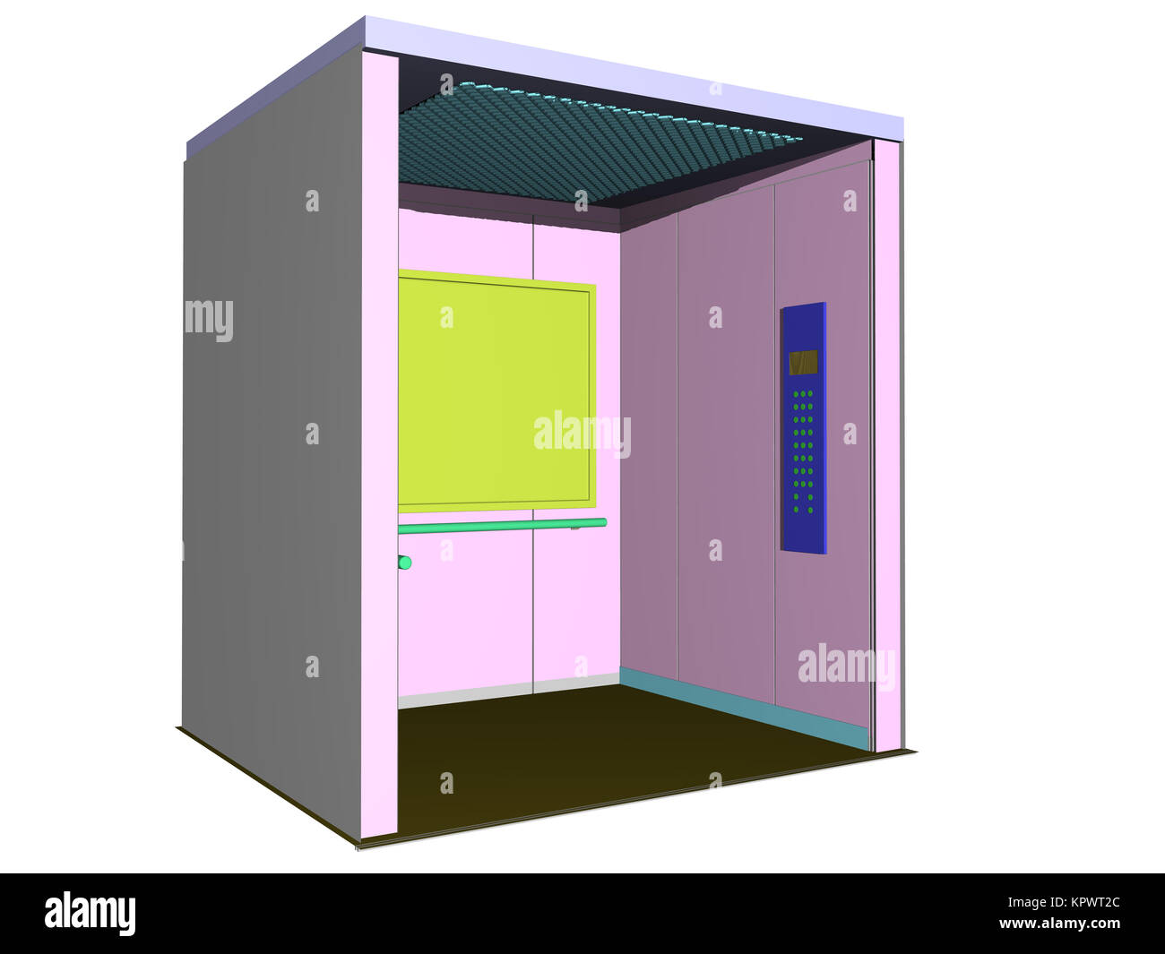 Elevator lift skyscraper Cut Out Stock Images & Pictures - Alamy