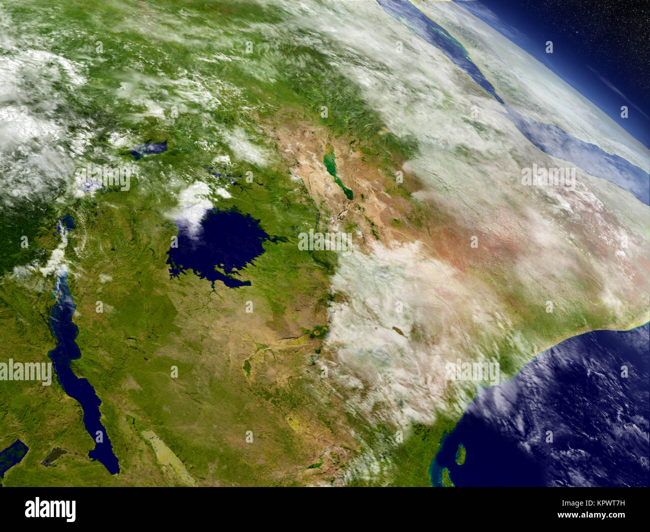 Rwanda map satellite geography hi-res stock photography and images - Alamy