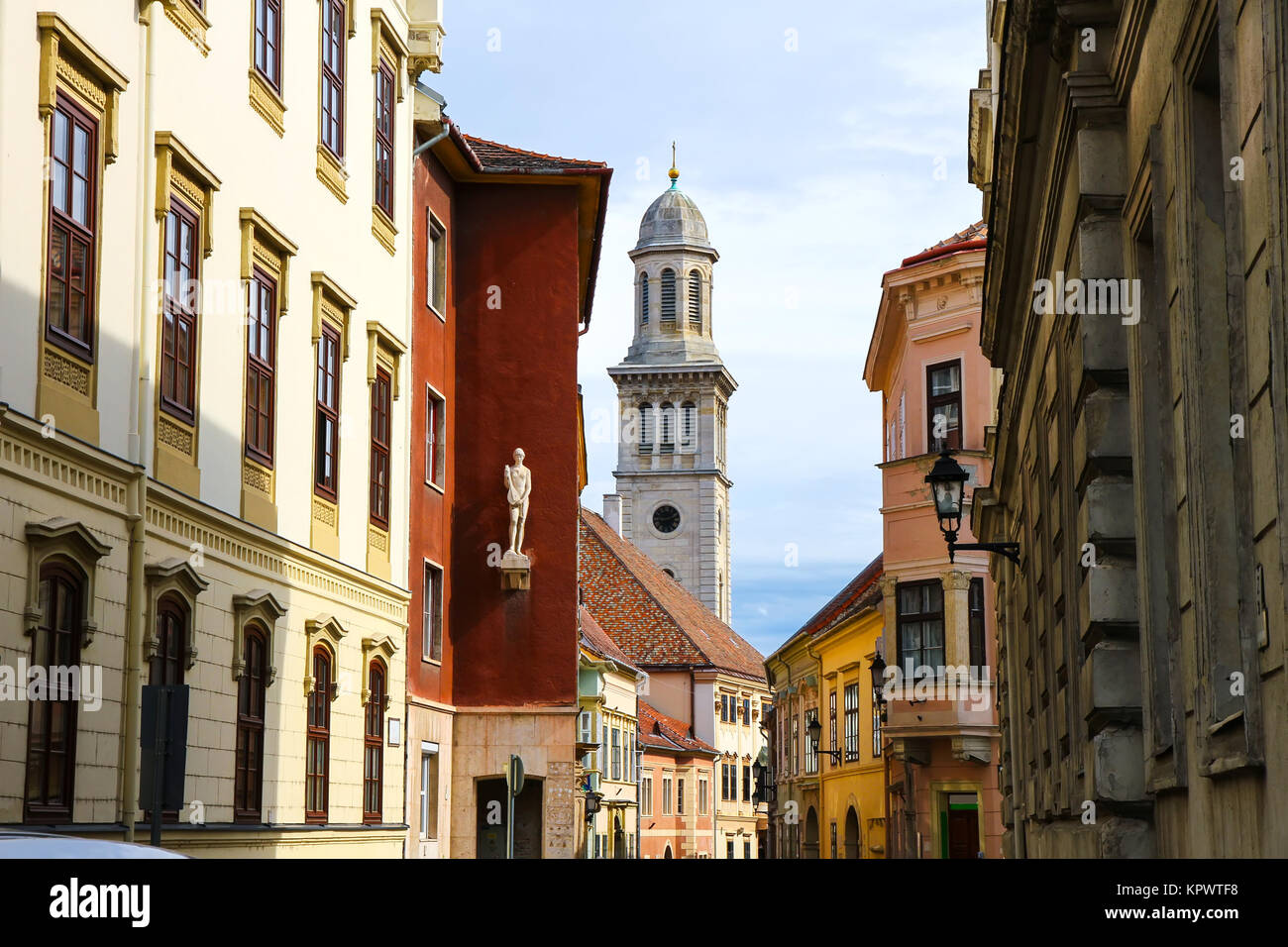 Historic architecture in Sopron, Hungary, Europe Stock Photo - Alamy