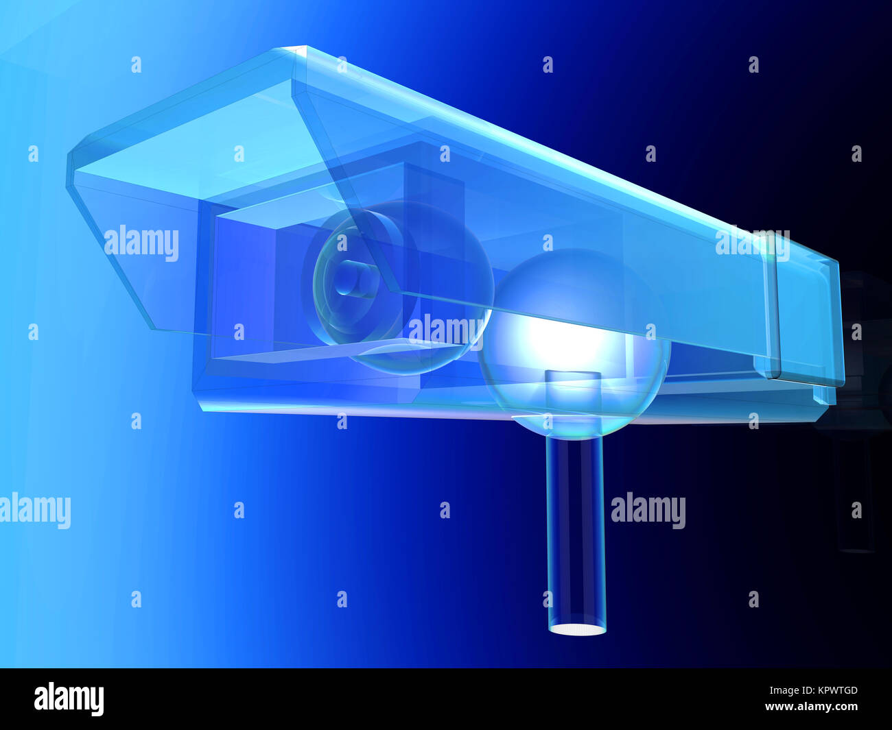 A technical CCTV surveillance cam drawing Stock Photo - Alamy