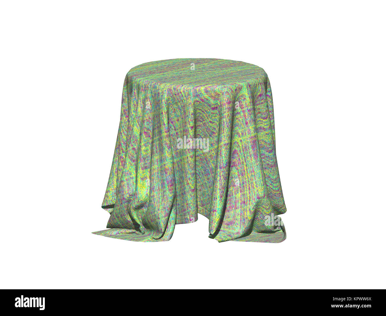 optional high table with a long tablecloth Stock Photo - Alamy