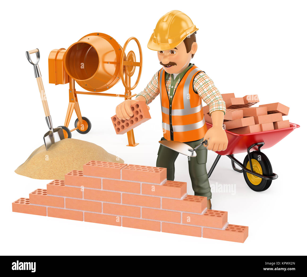 Worker workers workman workman construction work reconstruction hi-res ...
