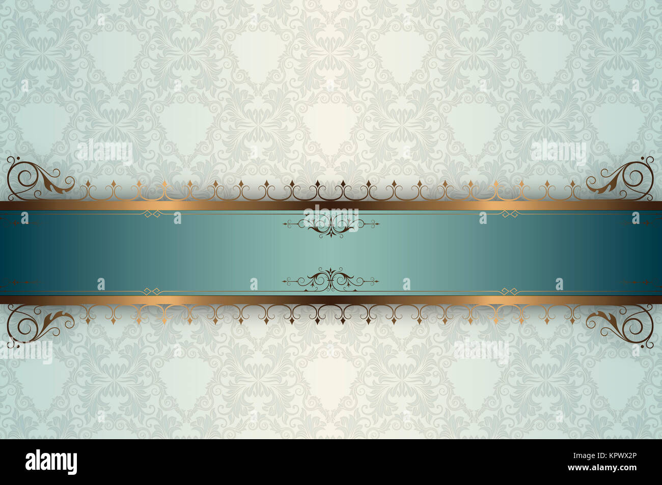 Decorative vintage background with old-fashioned patterns and ornament ...