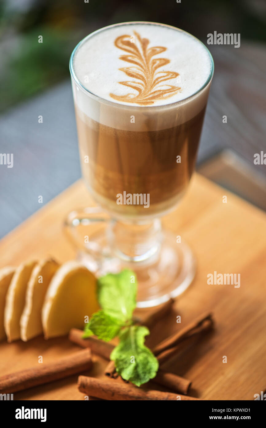 coffee with ginger Stock Photo - Alamy