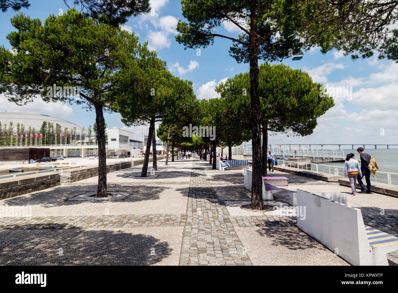 promenade on seaside in european city Stock Photo - Alamy