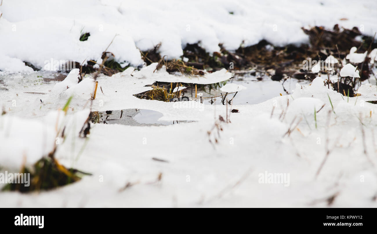 Texture Of Iced Puddle High Resolution Stock Photography and Images - Alamy