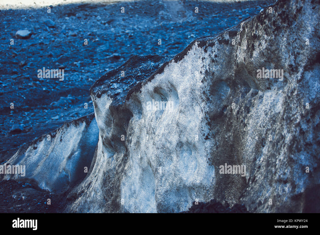 Detailed view of glacier structure Stock Photo - Alamy