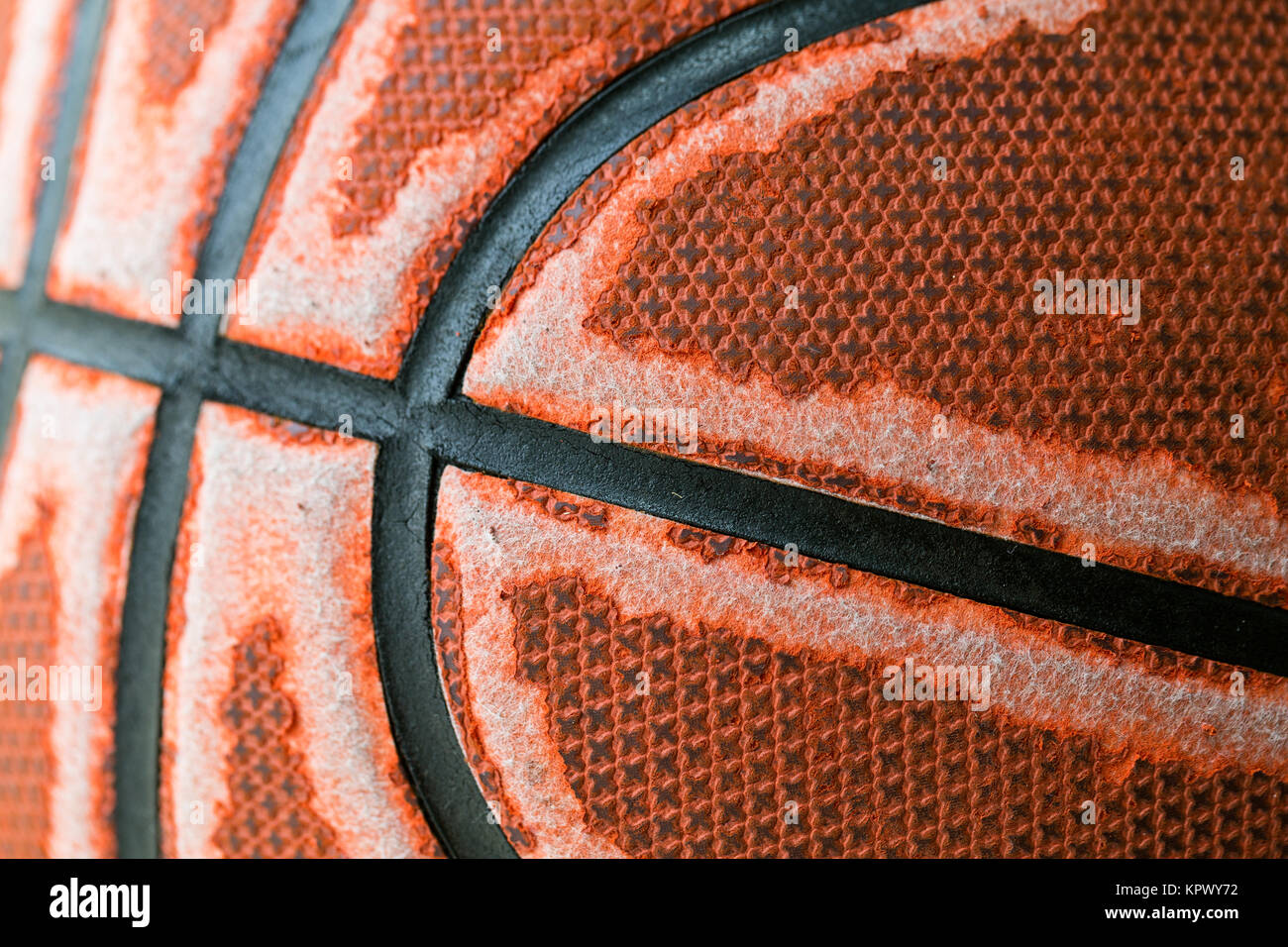 Old basketball close up Stock Photo - Alamy