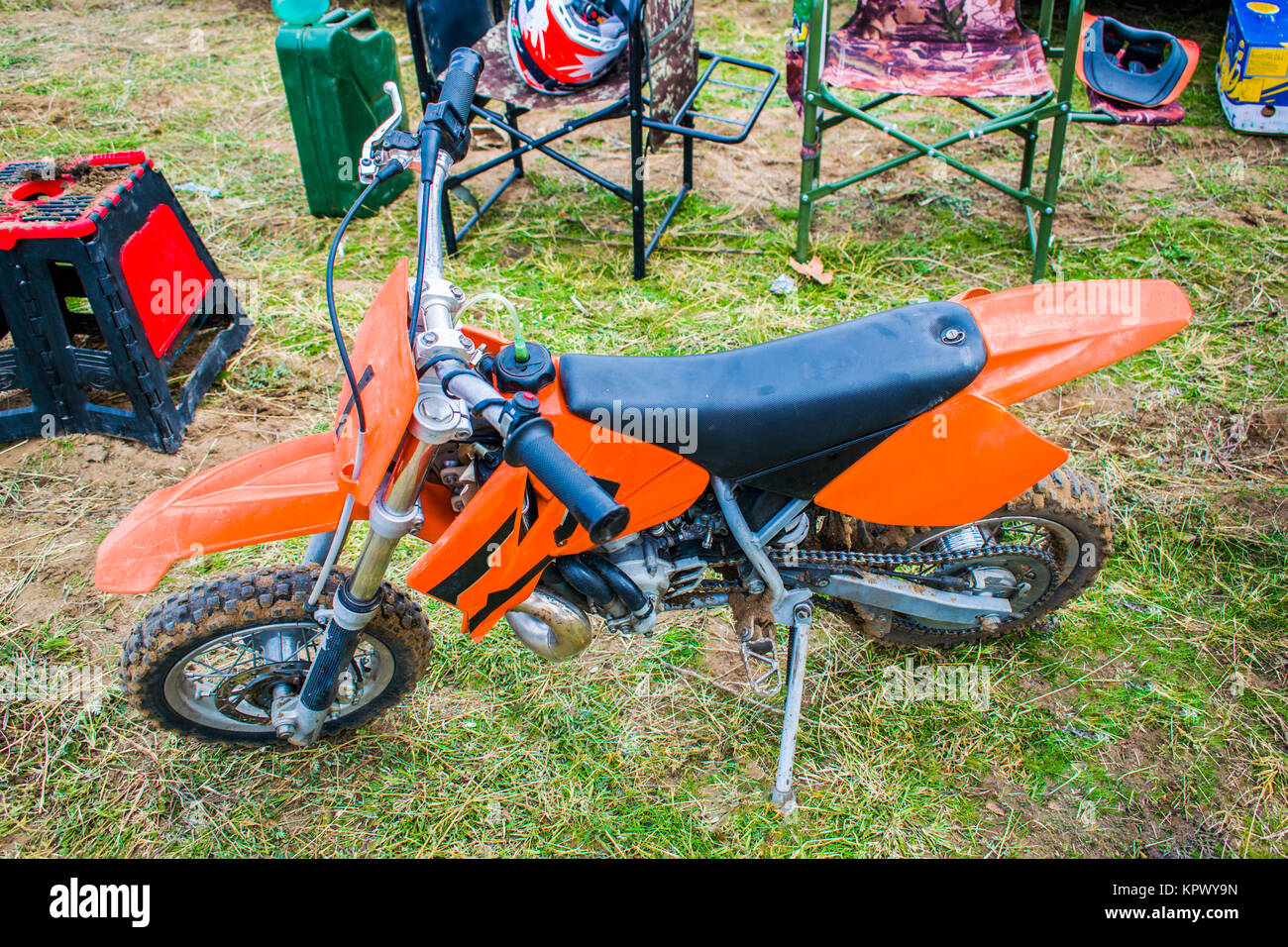 Extreme sports children's motorcycle, children's motocross. Motorcycle ...