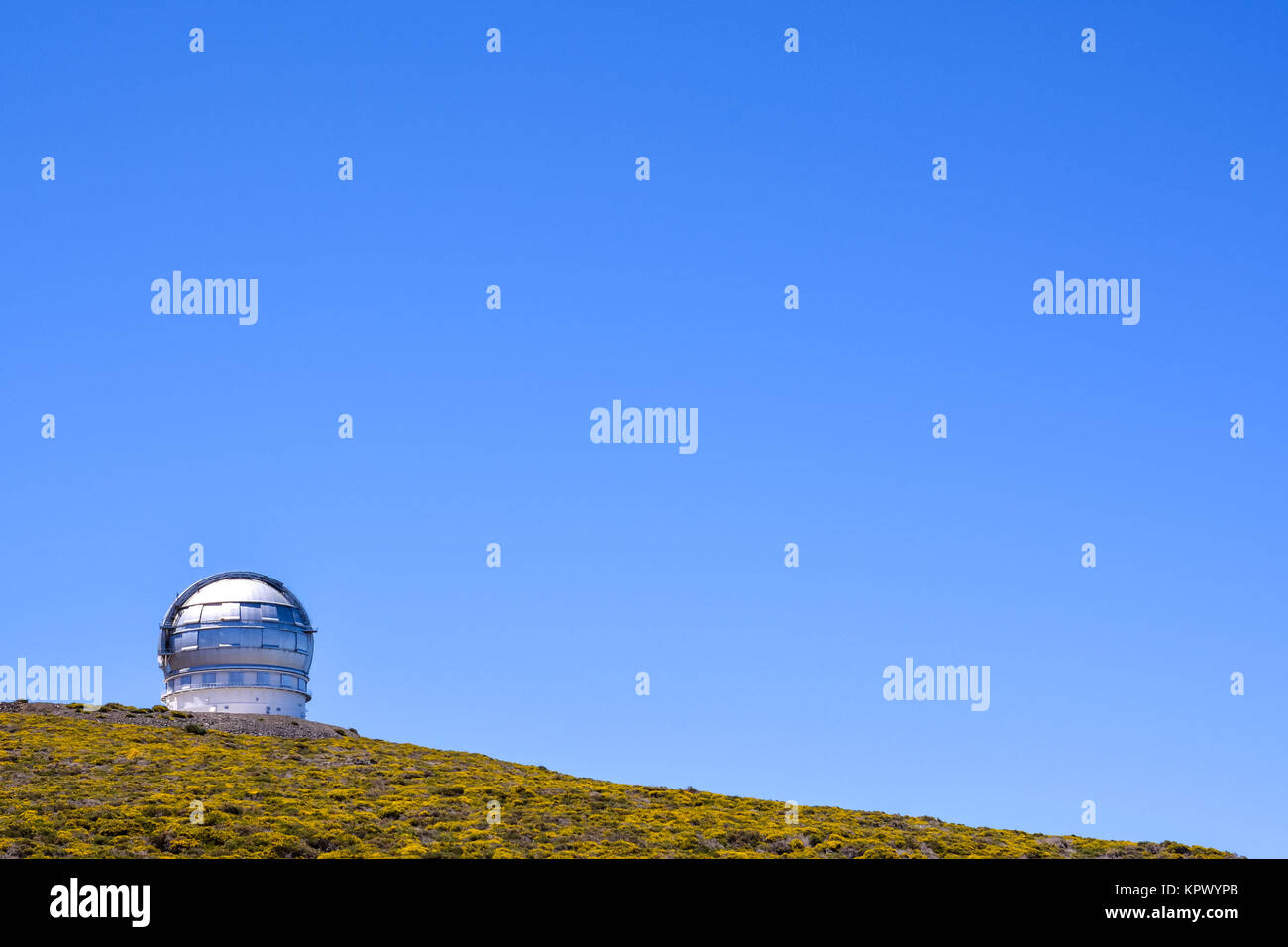 Photo Picture of a Modern Scientific Astronomical Observatory Telescope ...