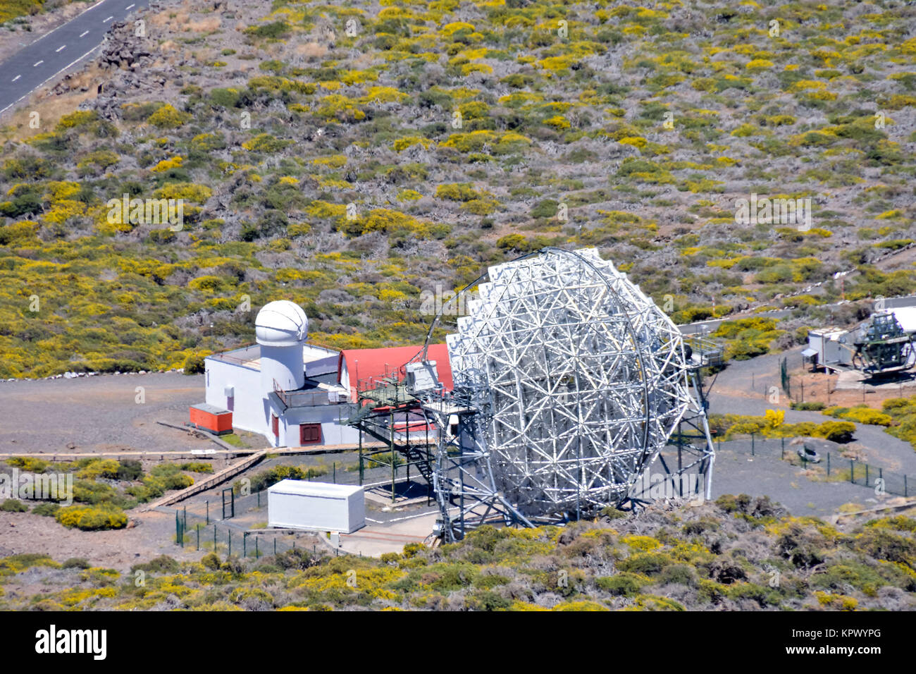 Photo Picture of a Modern Scientific Astronomical Observatory Telescope ...