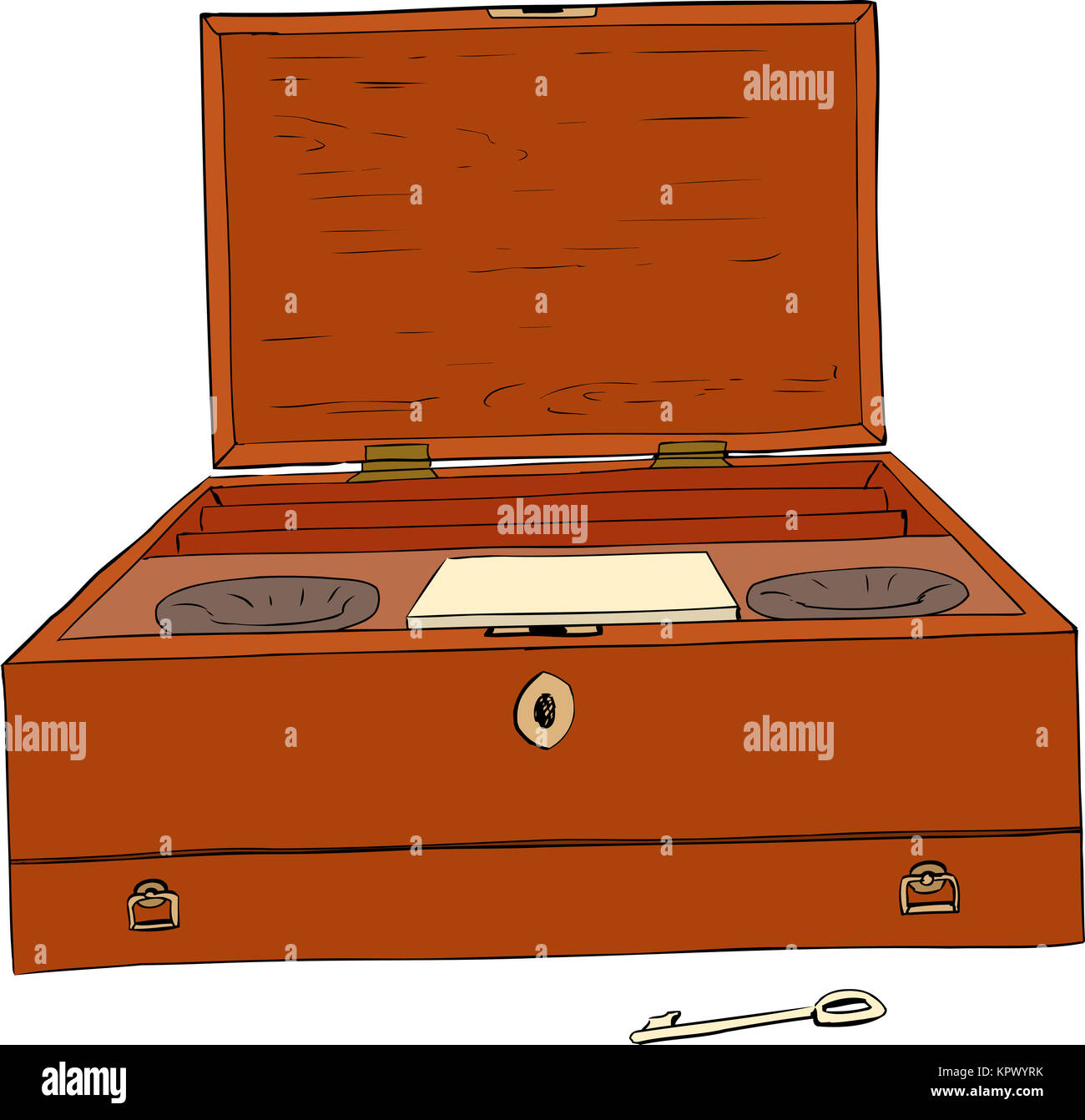 18th Century Paint Box Stock Photo - Alamy