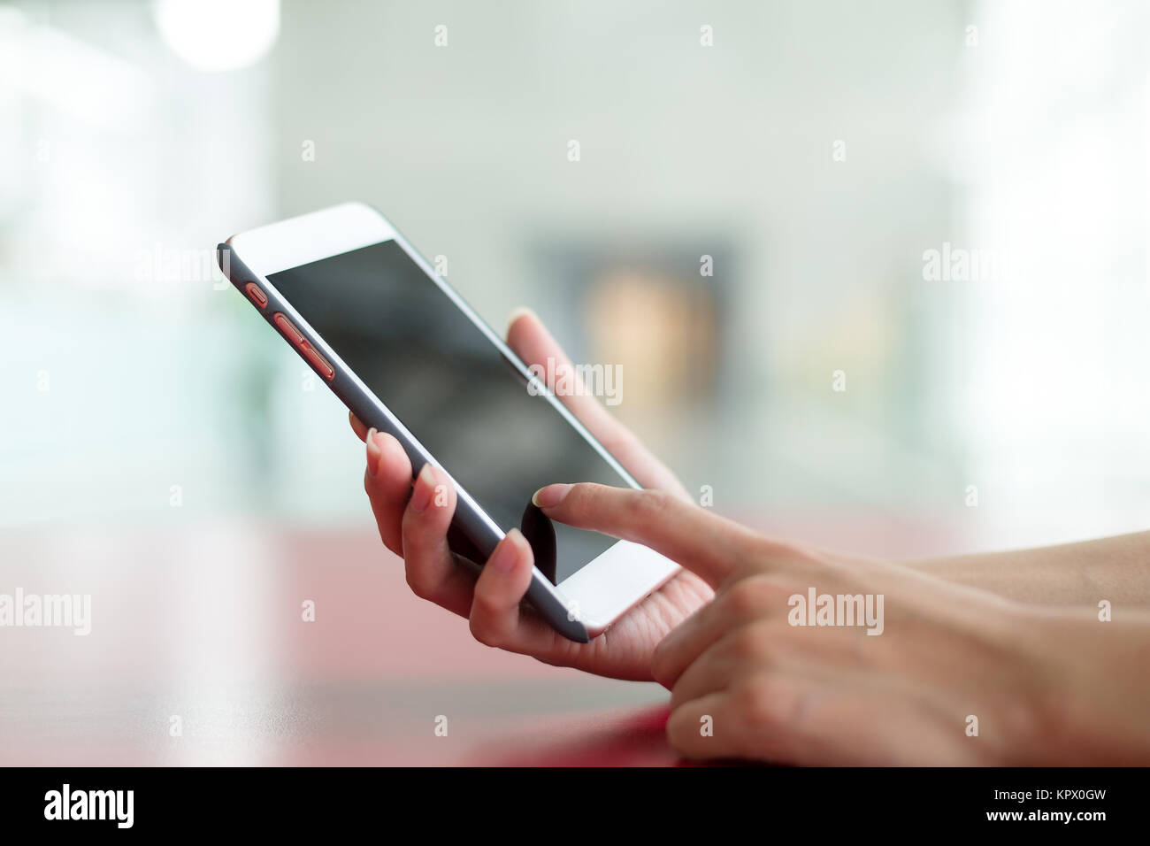 Human hand hold with smart phone Stock Photo - Alamy