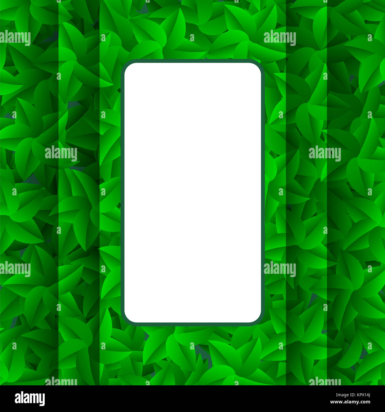 Green Leaves Pattern. Summer Leaves Background Stock Photo - Alamy