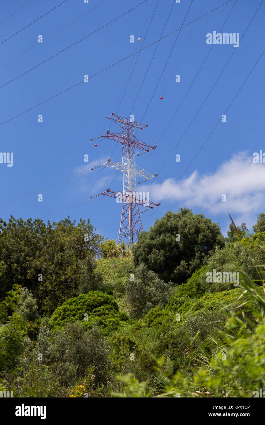 electric pillar in europe Stock Photo - Alamy
