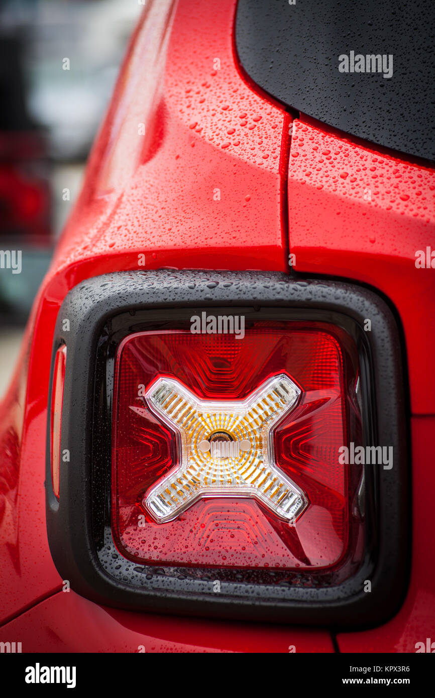 Car rear light Stock Photo - Alamy