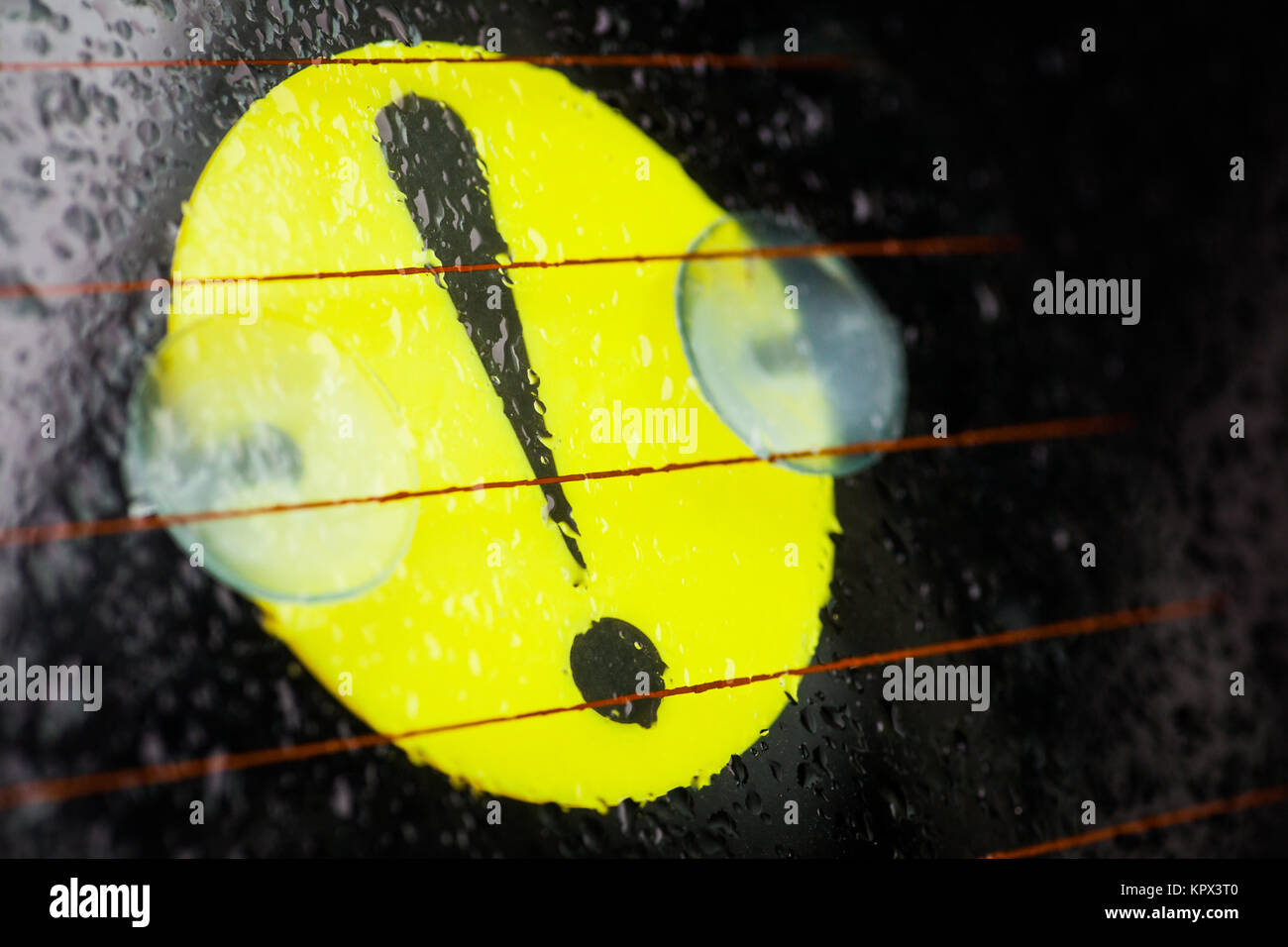 Beginner driver sign Stock Photo - Alamy