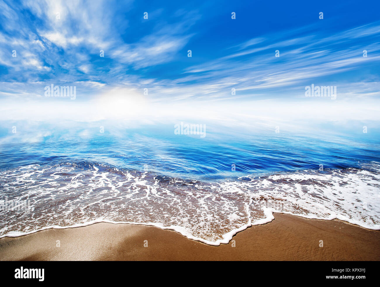 summer on a beach Stock Photo - Alamy