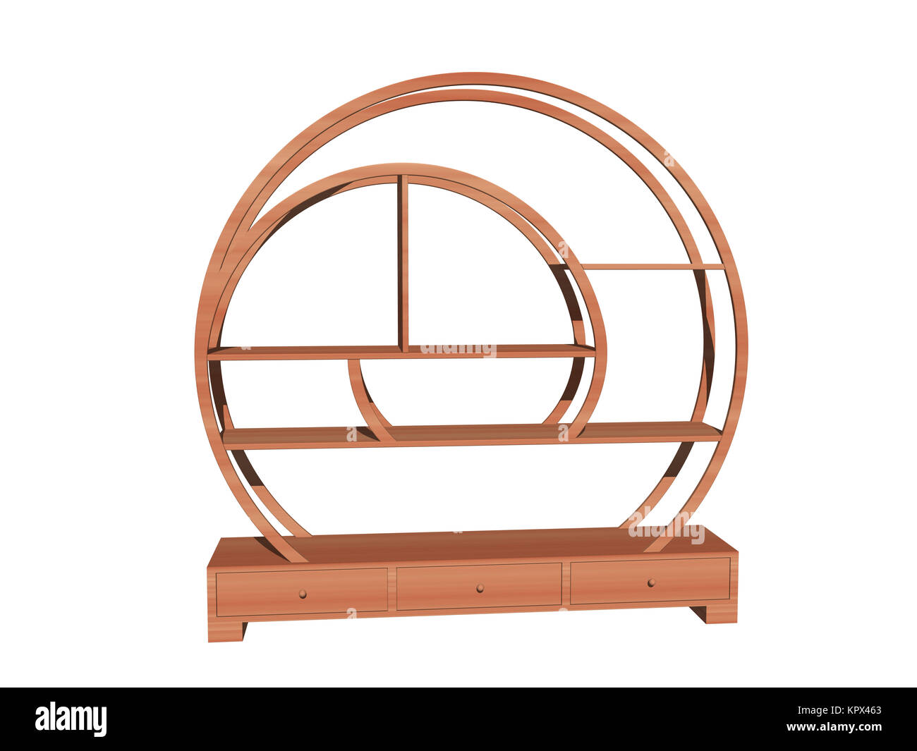 wooden shelving system Stock Photo - Alamy