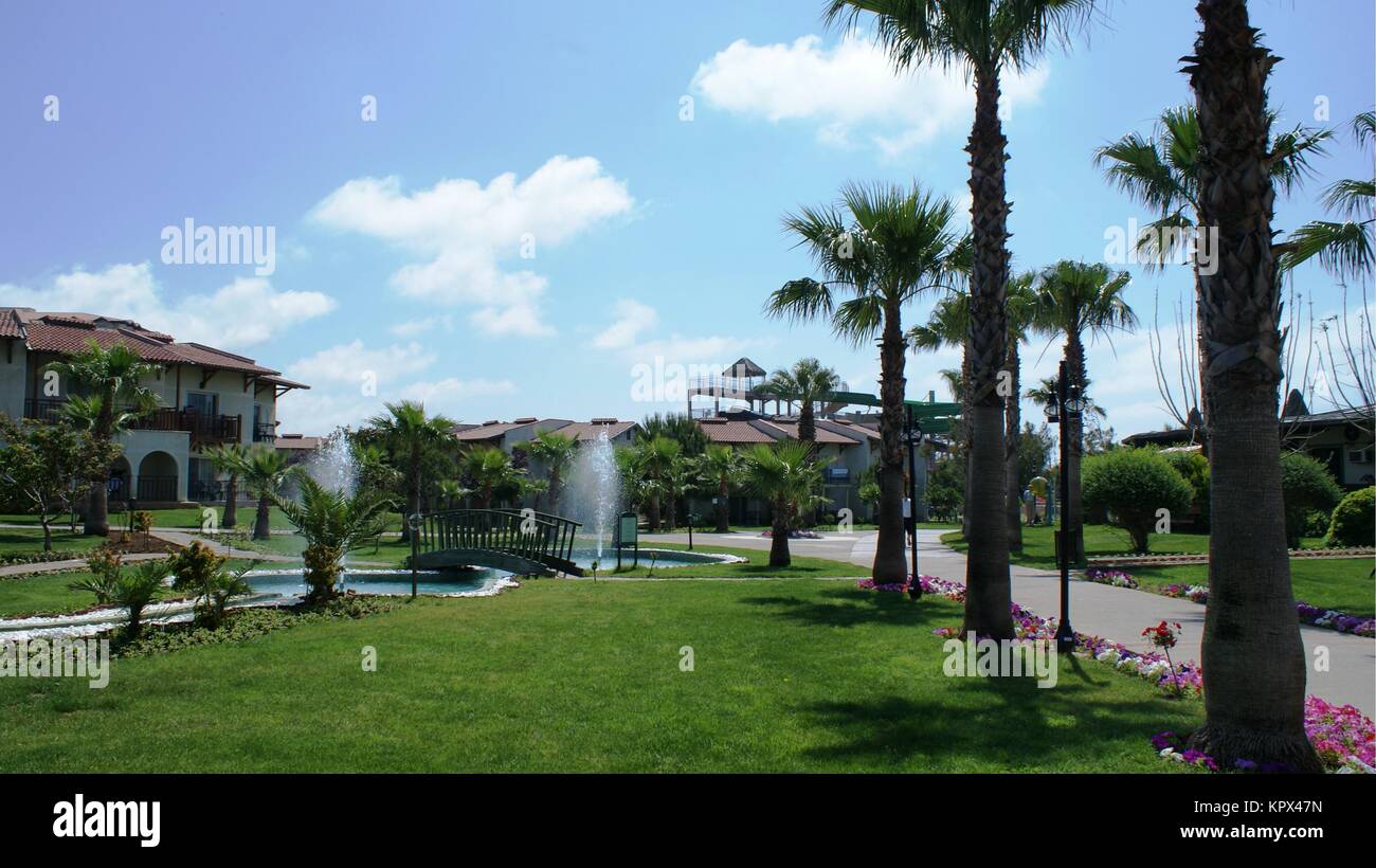 Beautiful luxury hotel in Turkey Stock Photo - Alamy