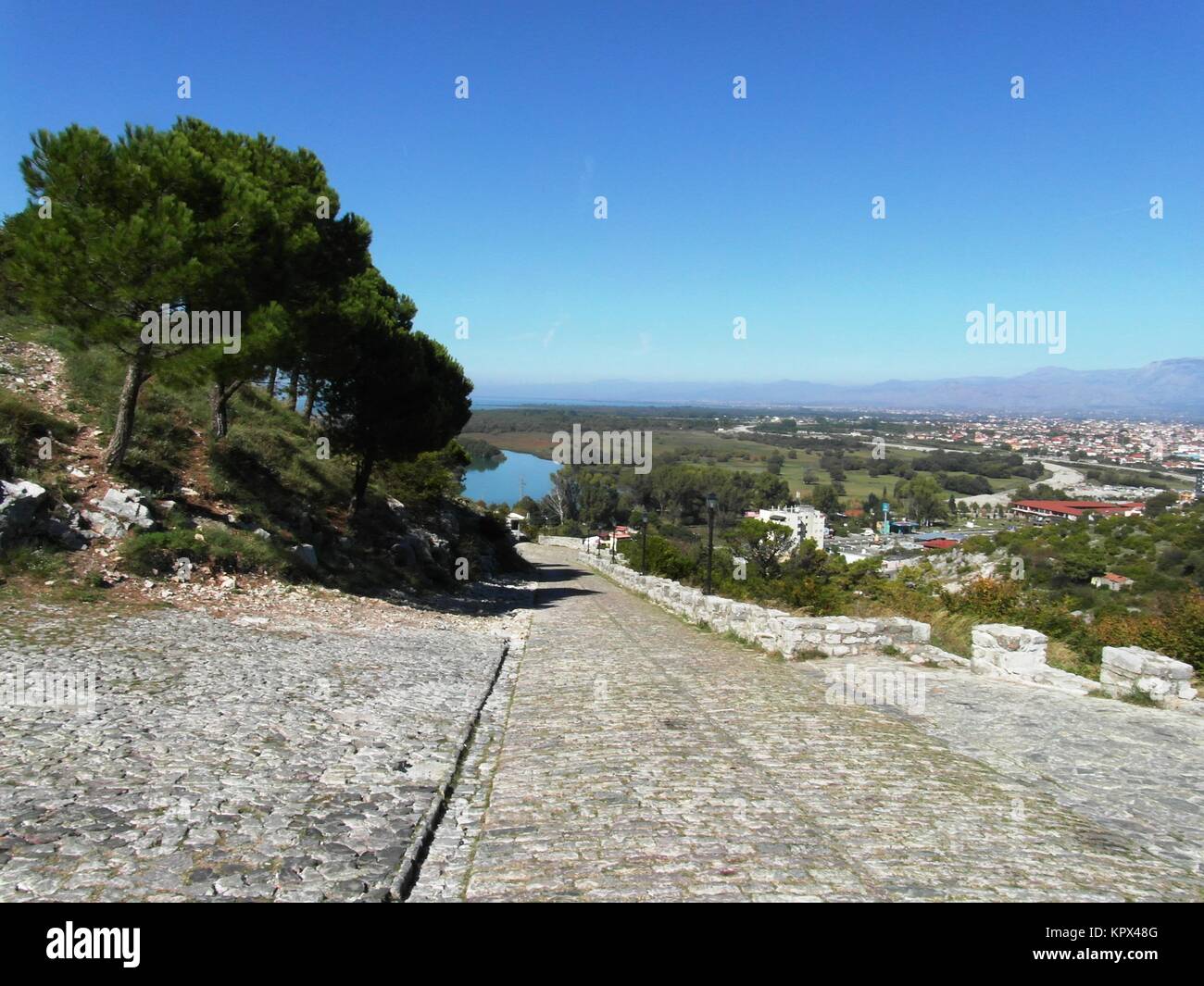 Beautiful nature in Albania, Shkoder city Stock Photo - Alamy