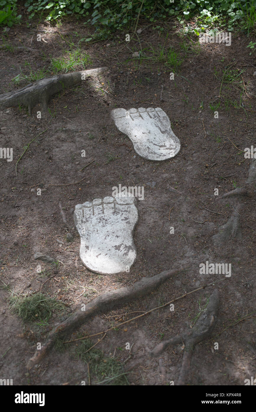 Barefoot footprints and soil hi-res stock photography and images - Alamy