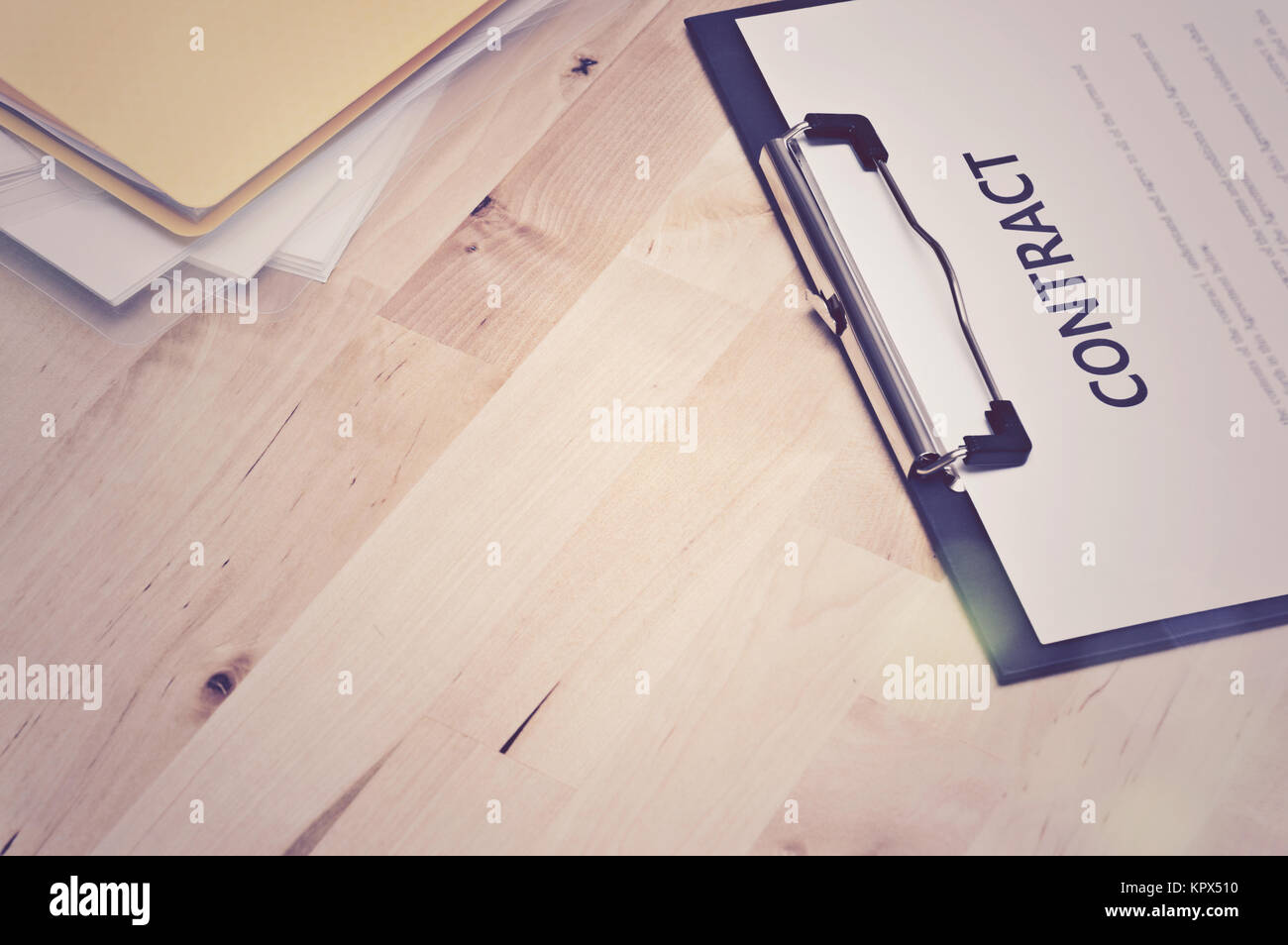 Contract documents: Business concept Stock Photo - Alamy