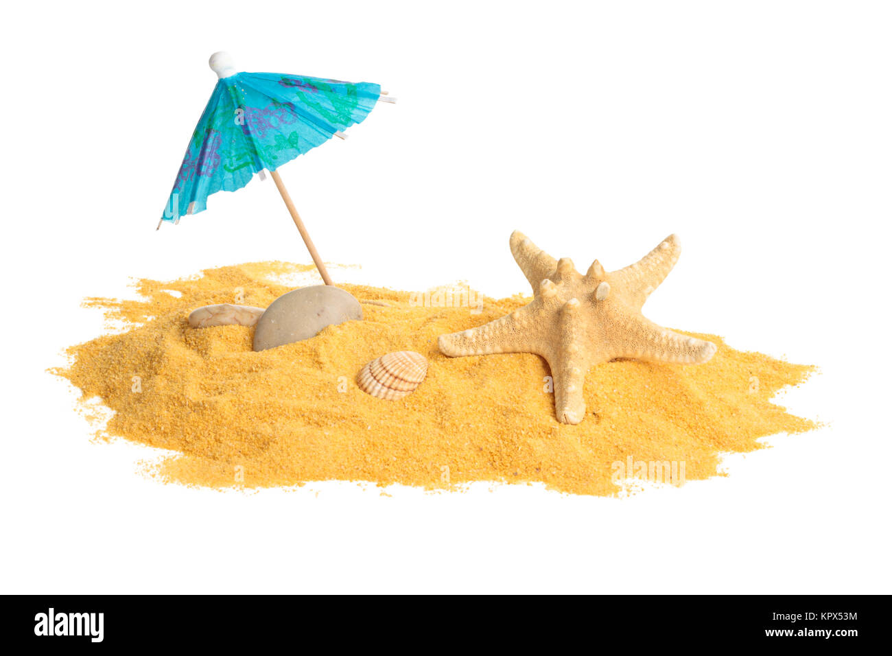 Beach sand stone Cut Out Stock Images & Pictures - Alamy