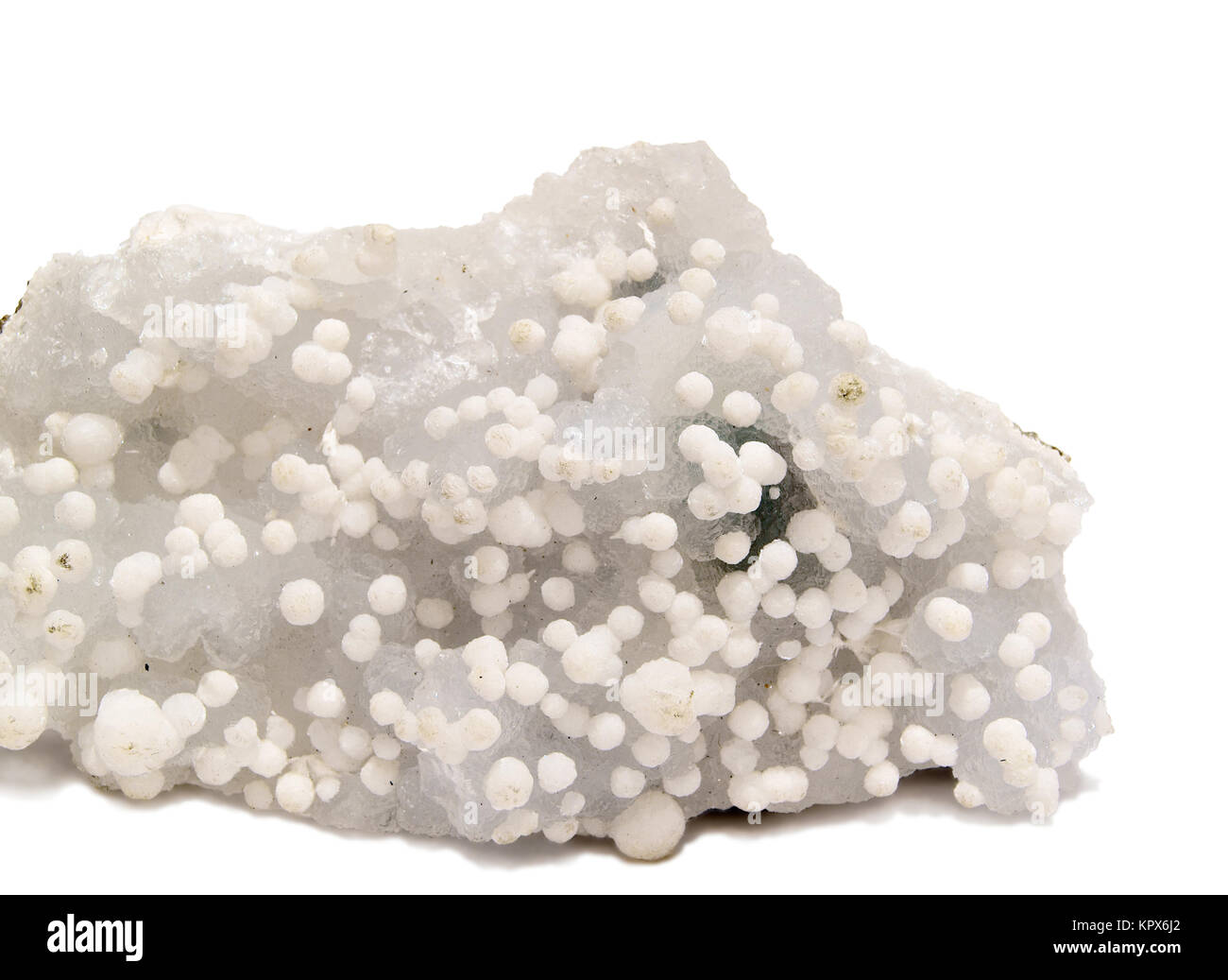 Gyrolite on Prehnite Stock Photo - Alamy