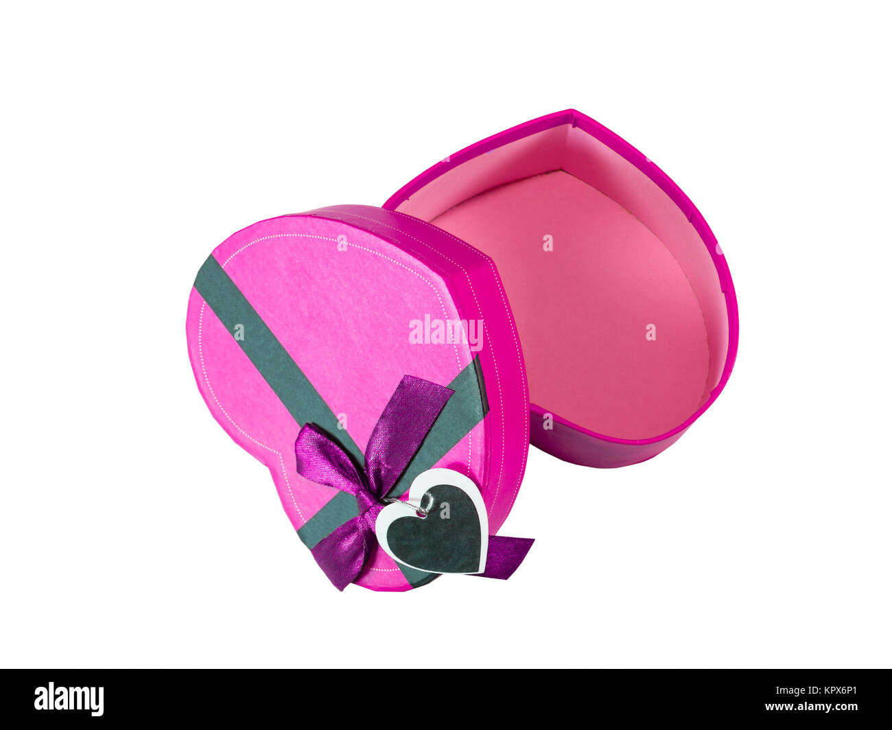 Pink Heart shaped box Stock Photo - Alamy