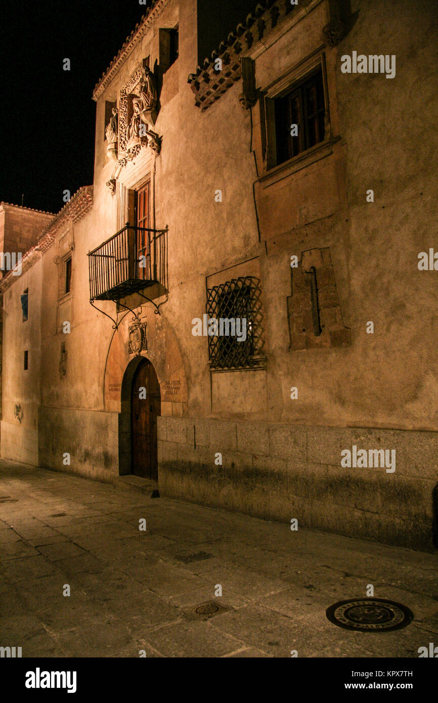 Santa Maria de los Angeles library, Salamanca Stock Photo - Alamy