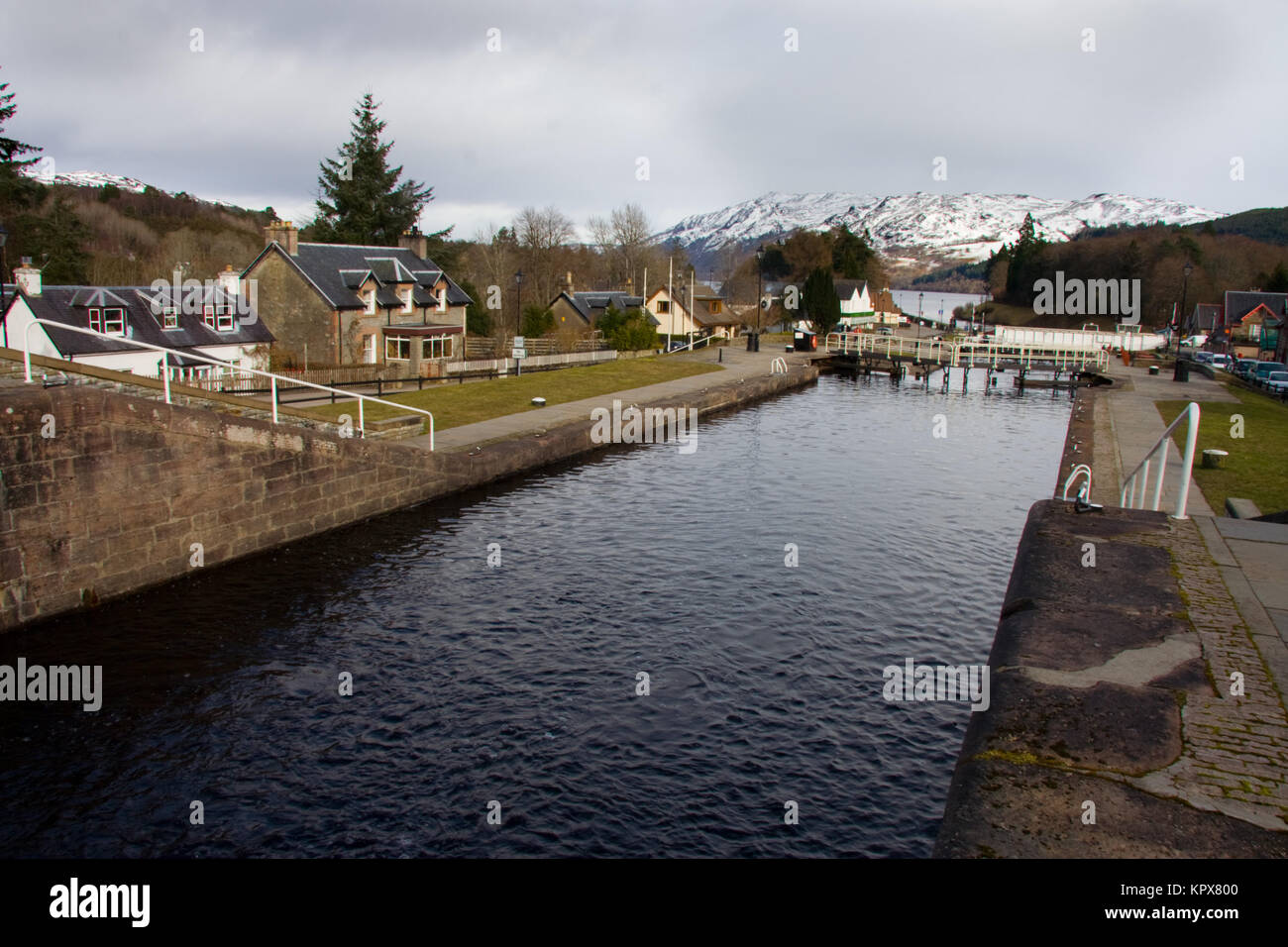 Caledonian canal barge hi-res stock photography and images - Alamy