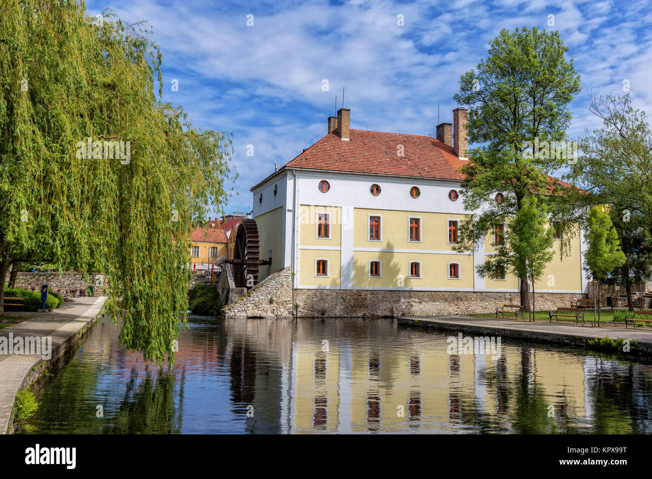 Small town Tapolca (Hungary Stock Photo - Alamy