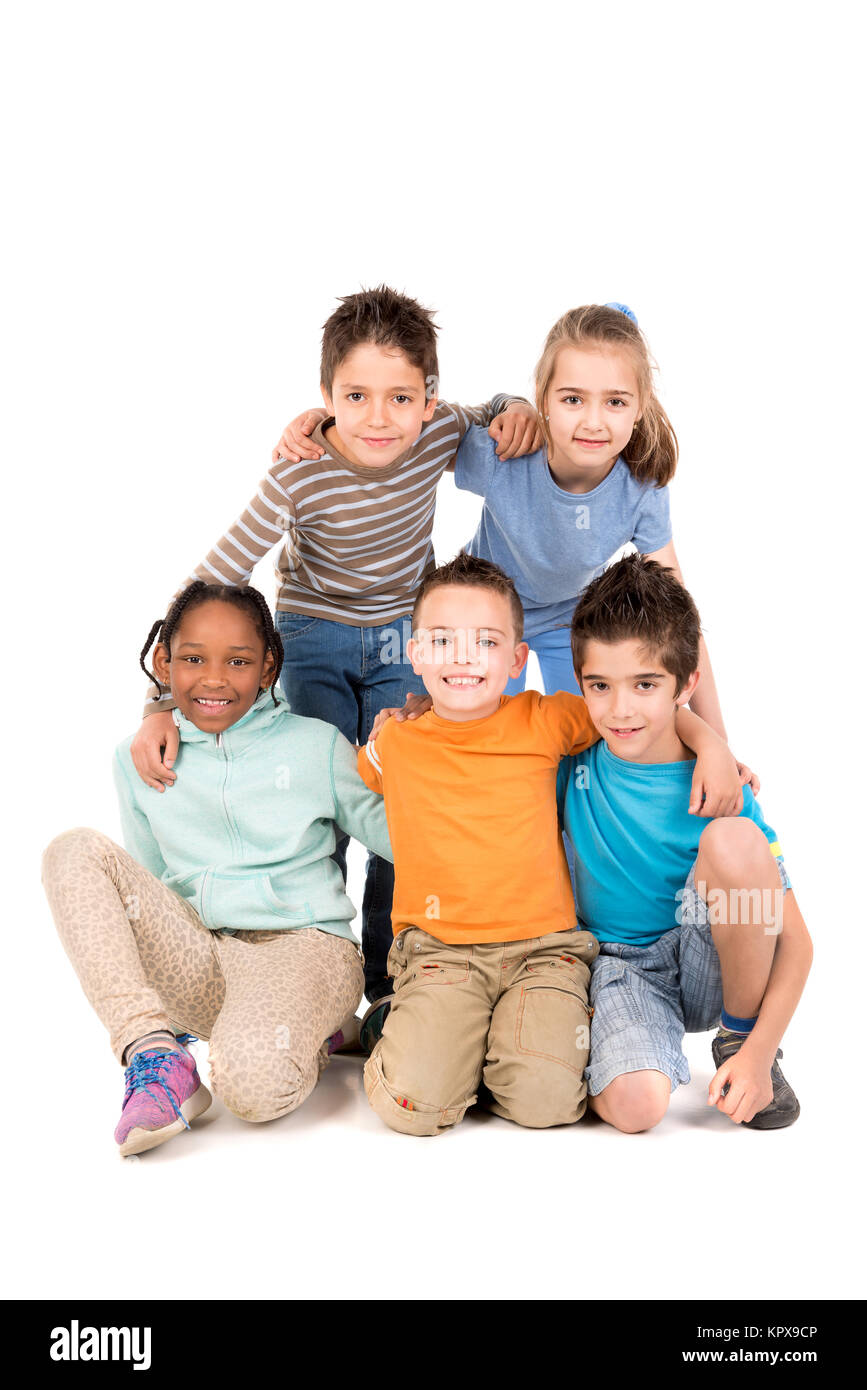 Group of children Stock Photo - Alamy