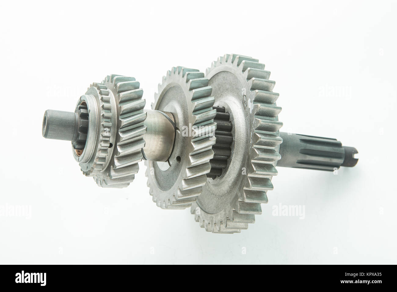 used gear for replace in car engine shaft transmission Stock Photo - Alamy