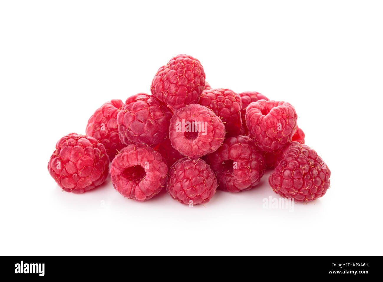 Heap of fresh raspberries Stock Photo - Alamy