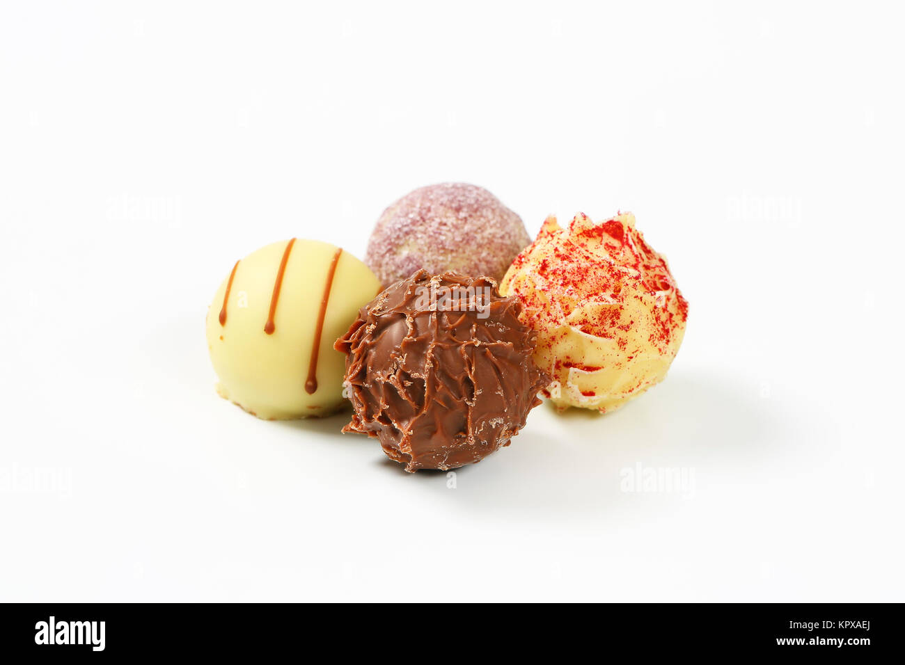 assorted chocolate pralines Stock Photo - Alamy