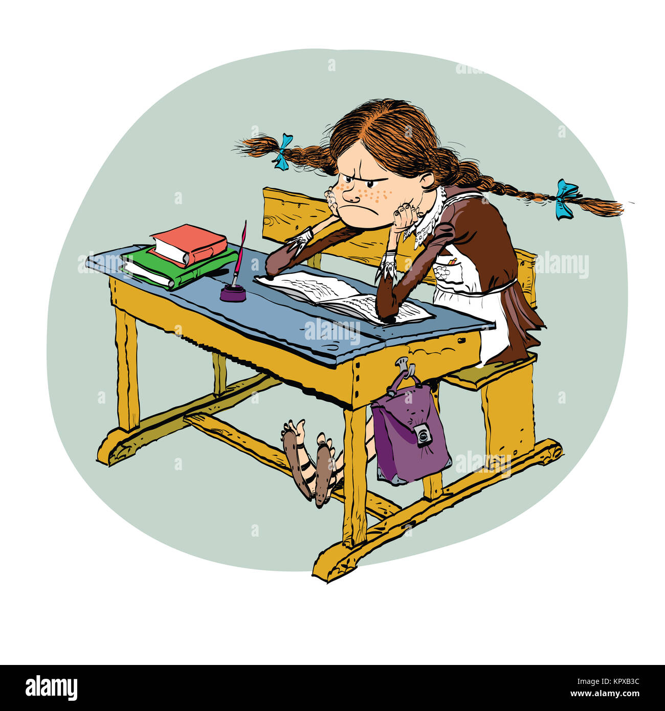 Bad school student Cut Out Stock Images & Pictures - Alamy