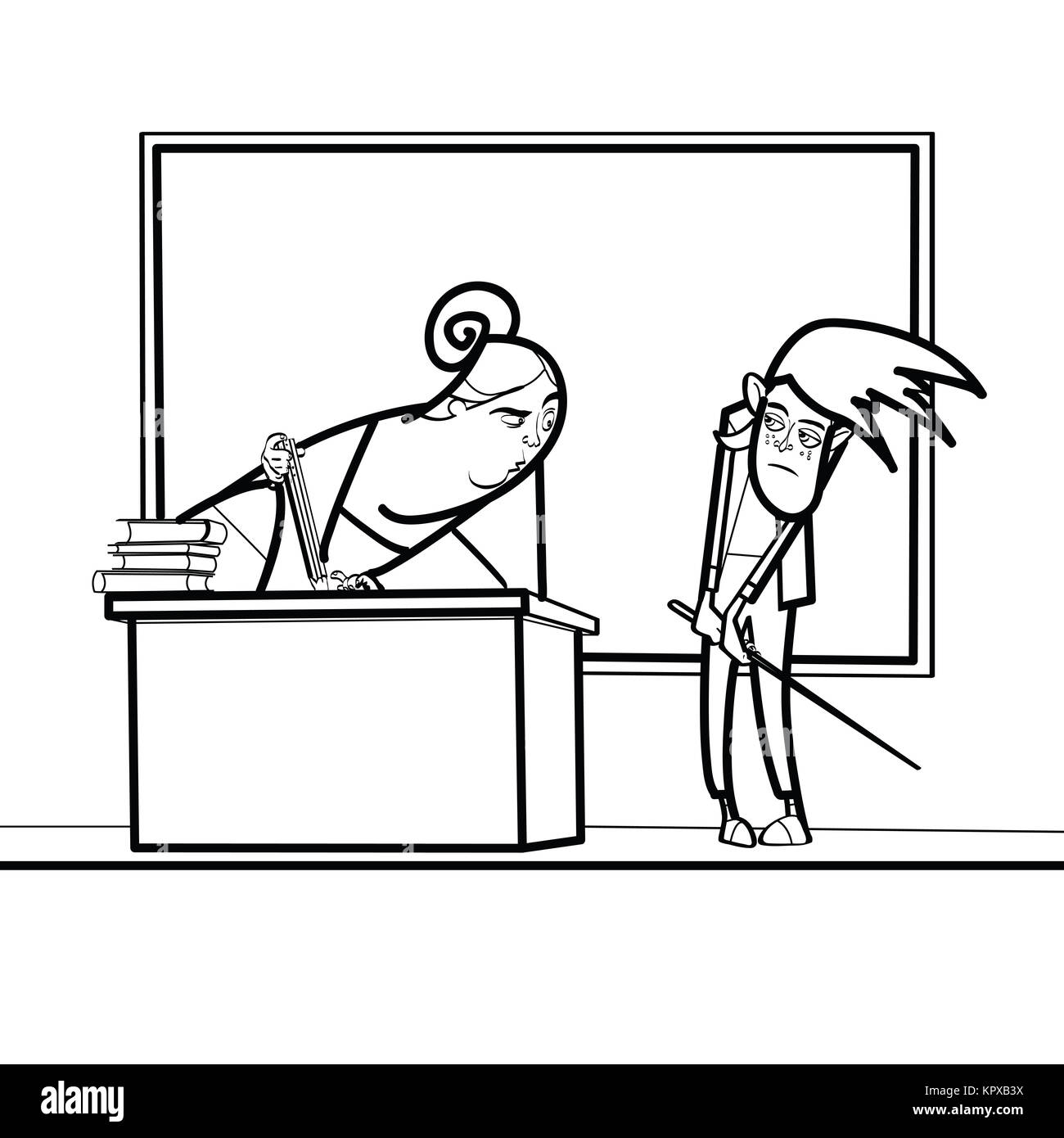 Kids teacher in school Cut Out Stock Images & Pictures - Alamy