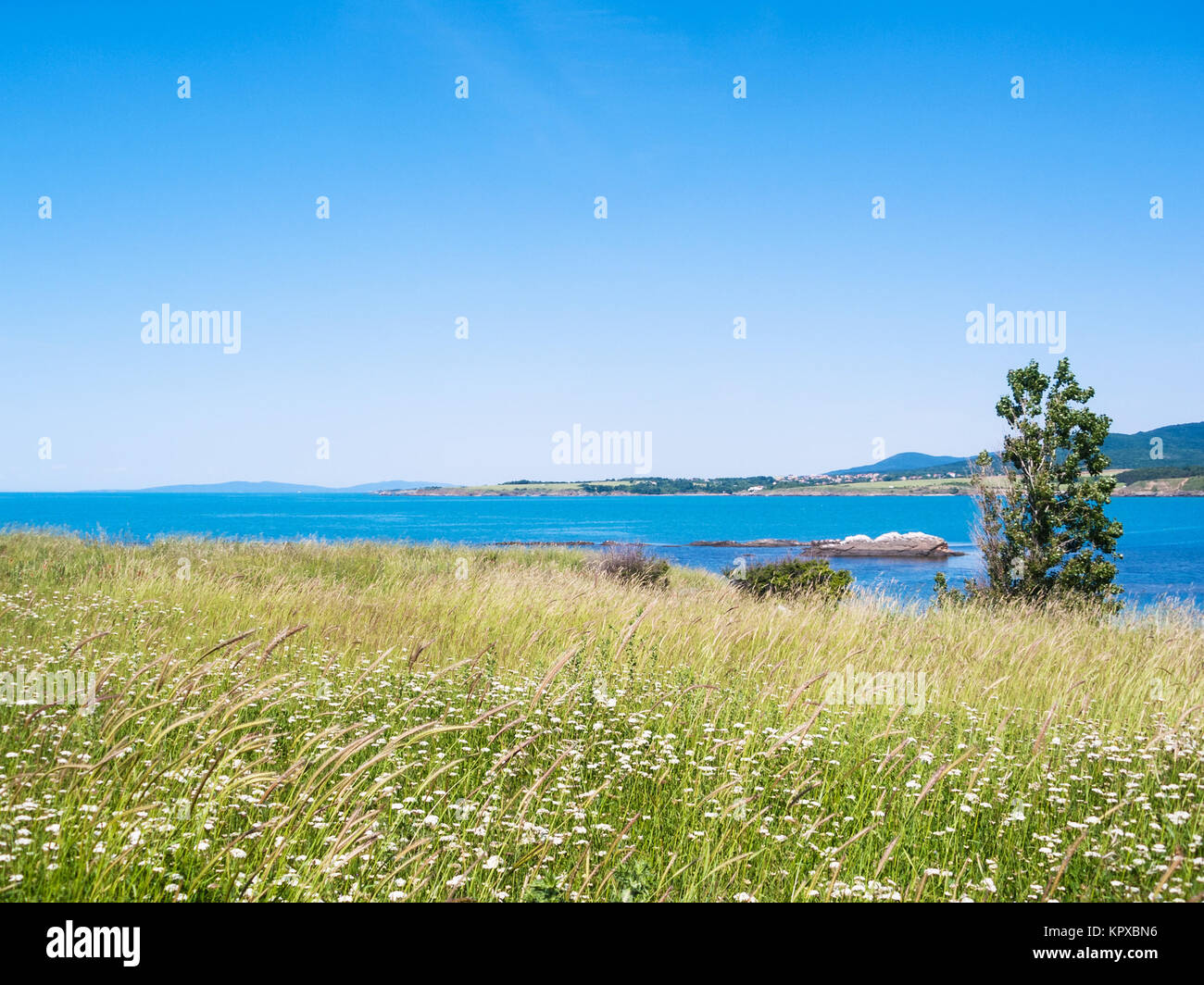 Black Sea coastline in Tsarevo town, Bulgaria Stock Photo - Alamy
