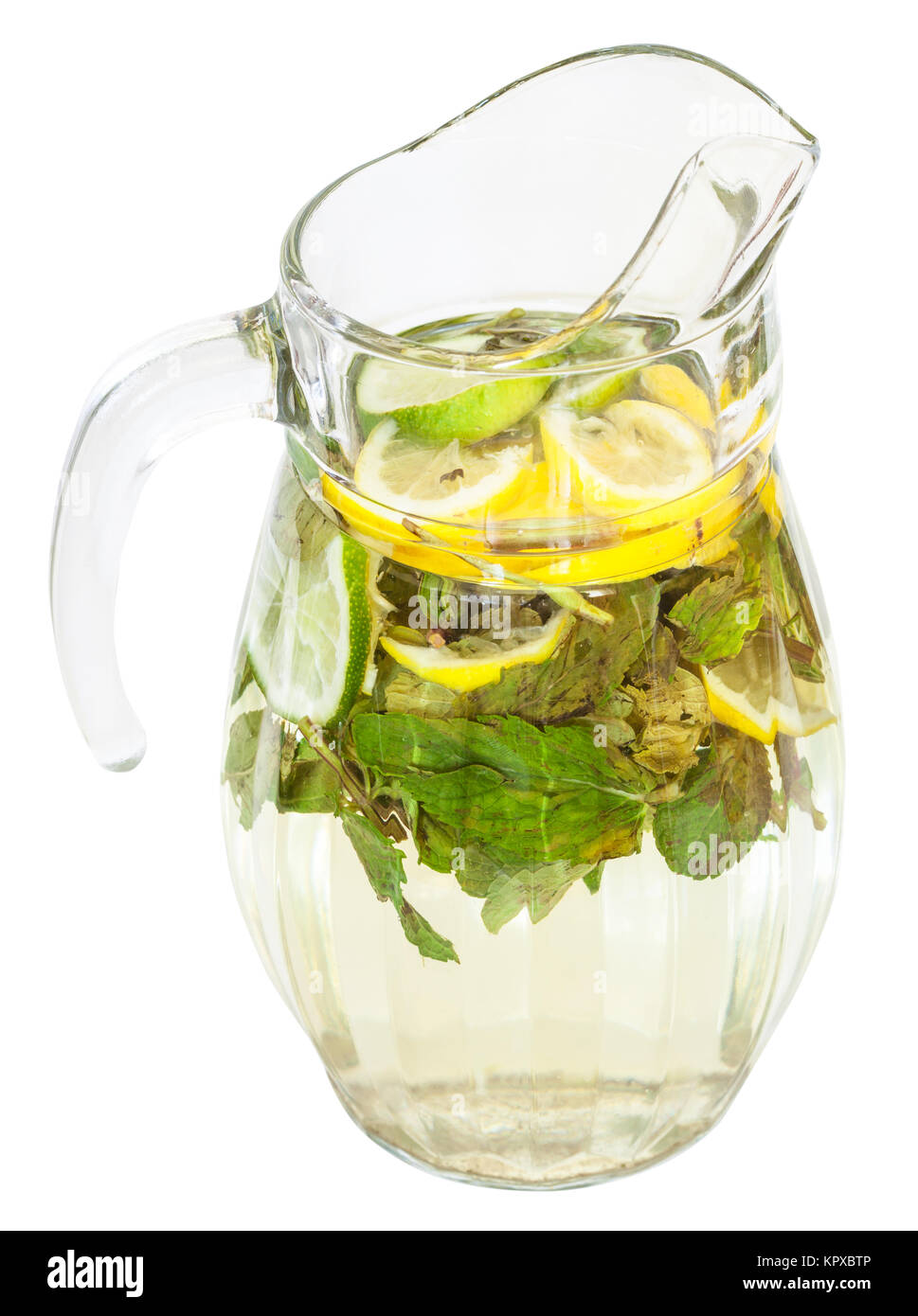 glass pitcher with natural lemonade drink Stock Photo - Alamy