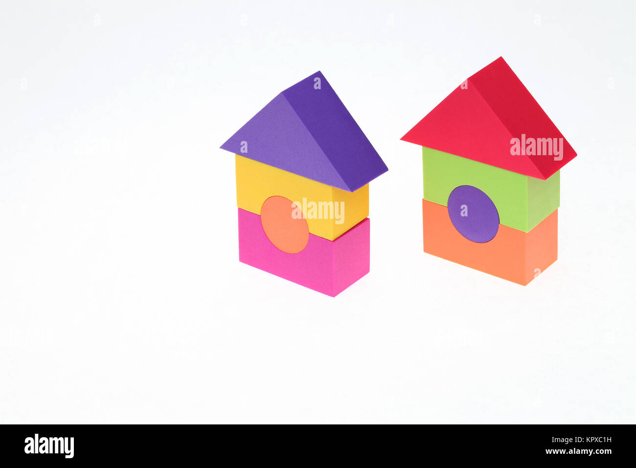 Toy house made plastic bricks hi-res stock photography and images - Alamy