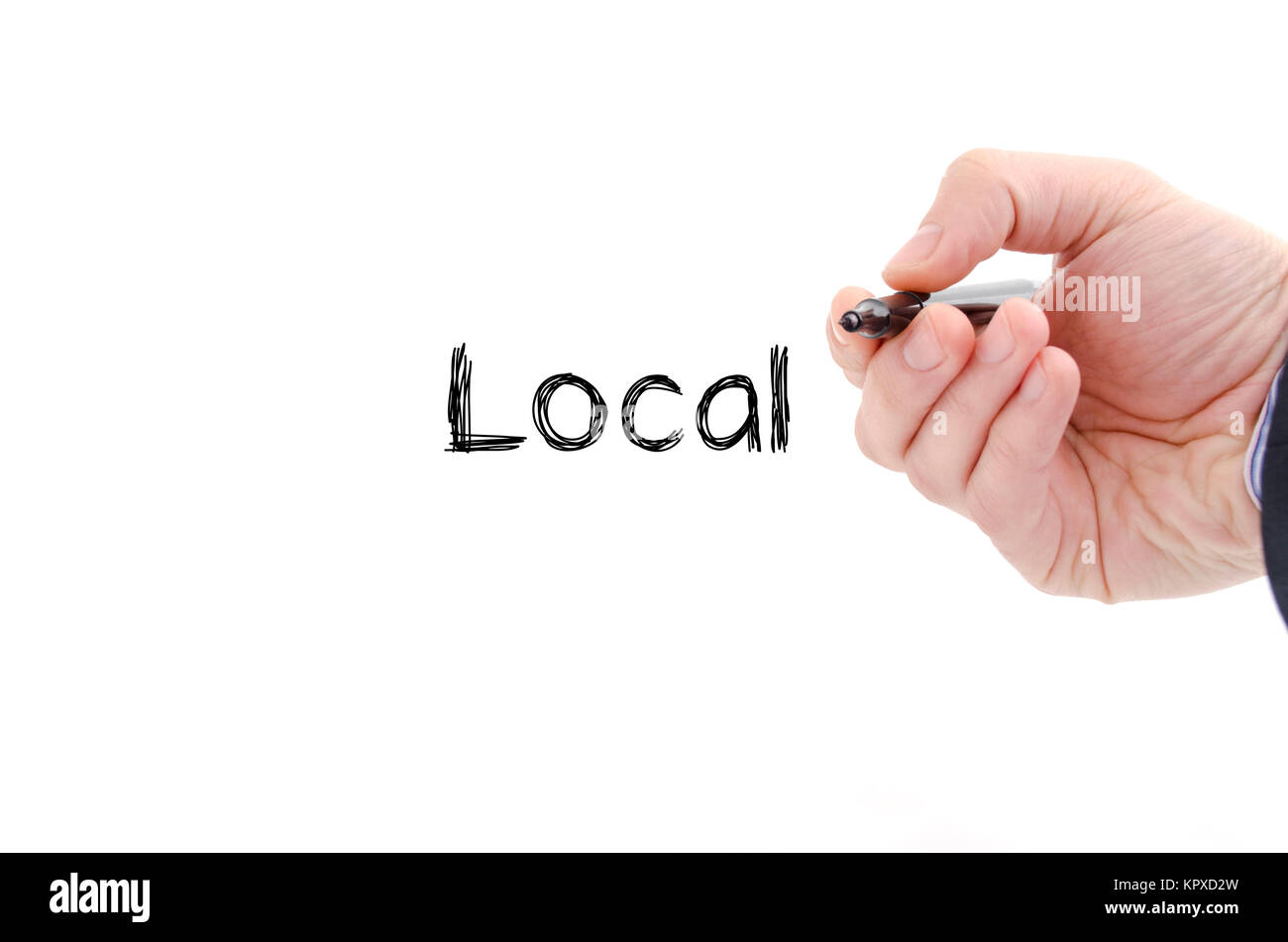 Local text concept Stock Photo - Alamy
