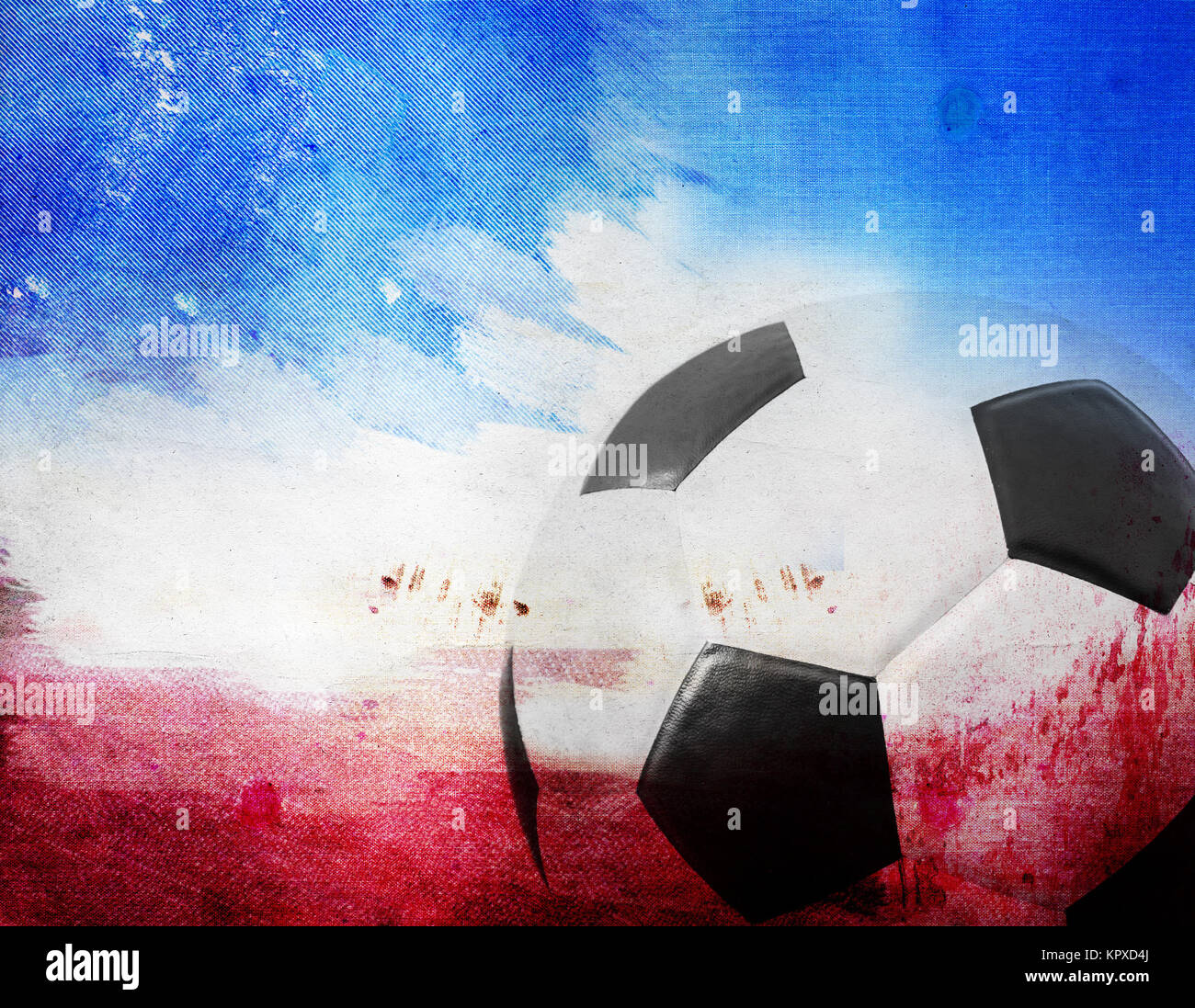 France flag football hi-res stock photography and images - Alamy