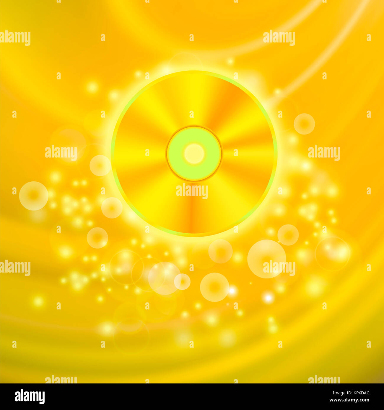 Gold Compact Disc Stock Photo - Alamy