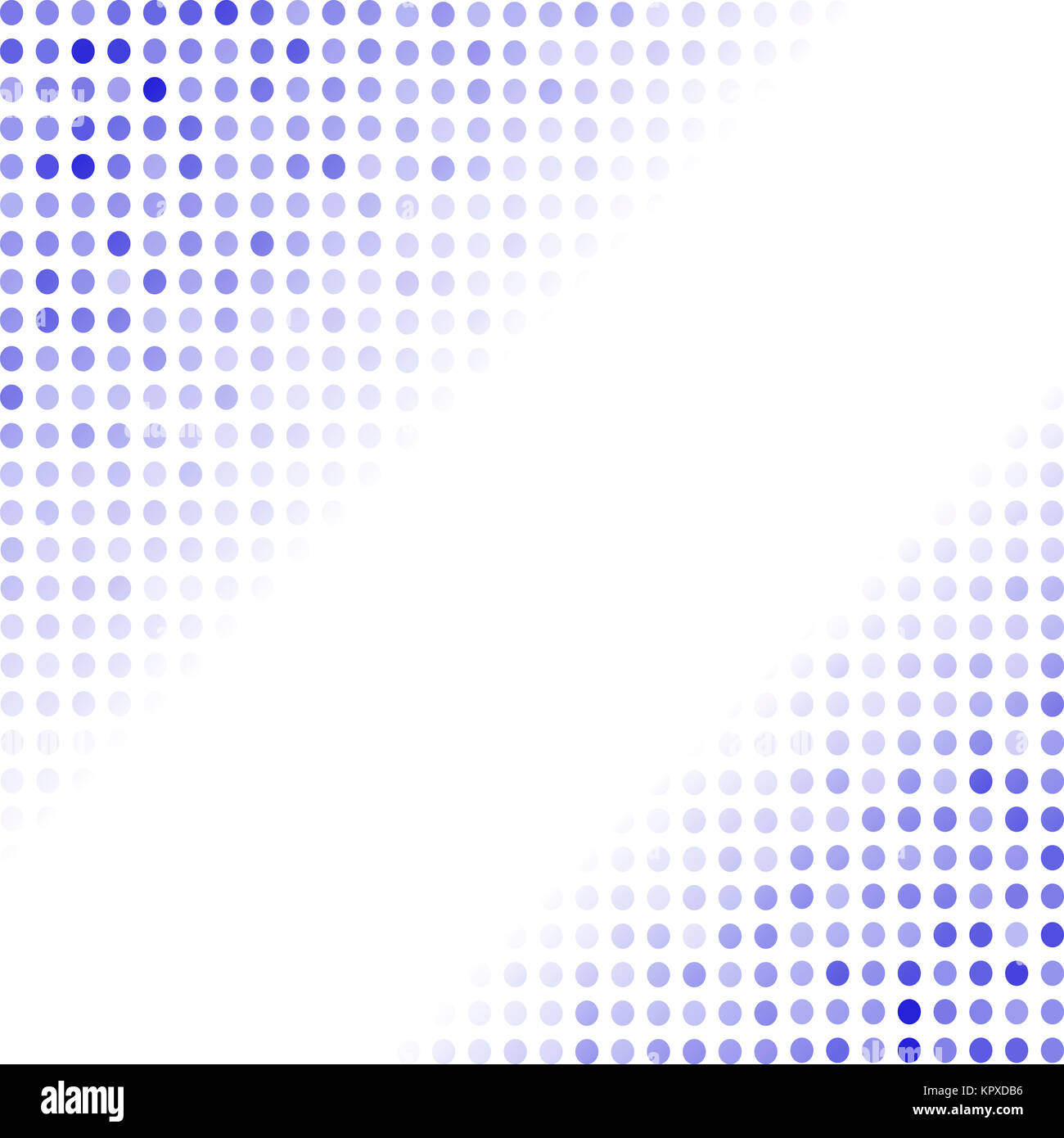 Dotted Blue Background. Halftone Pattern Stock Photo - Alamy