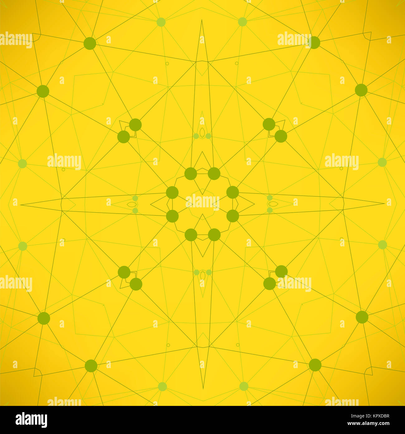 Yellow Particlem Background, Molecule Structure Stock Photo - Alamy